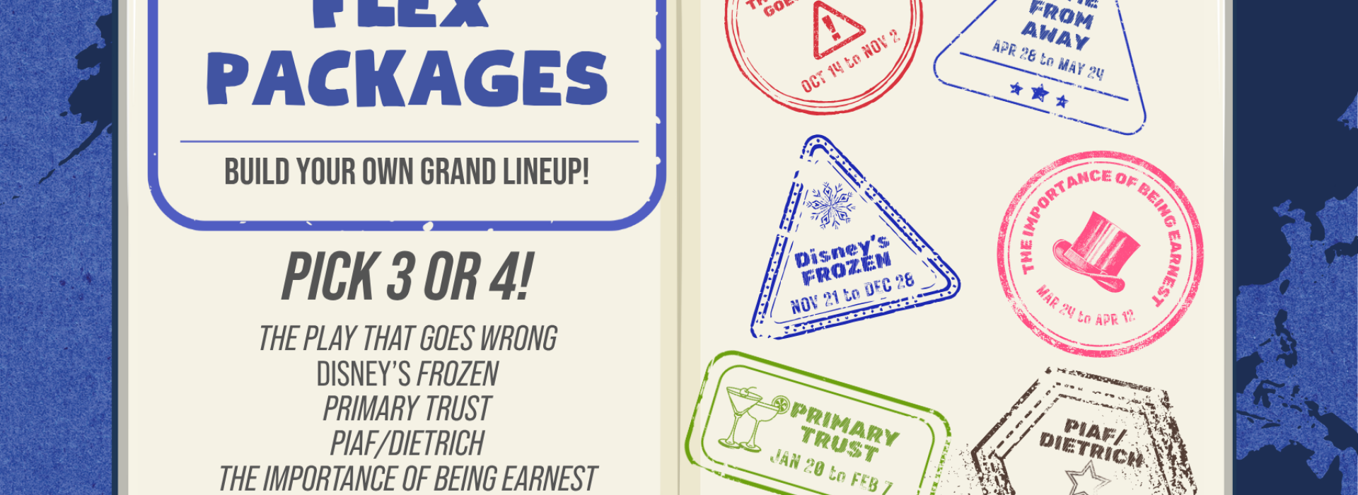 Flex Packages - 2025/26 Season | The Grand Theatre